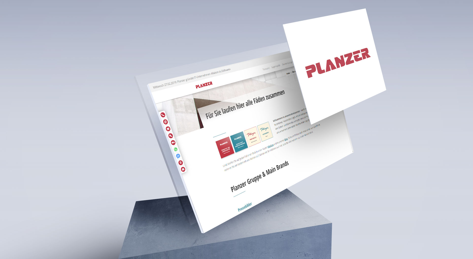 Planzer and media: information straight from the source